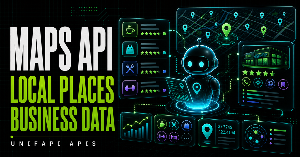 Maps API for AI agents · 1 endpoints — Unif API